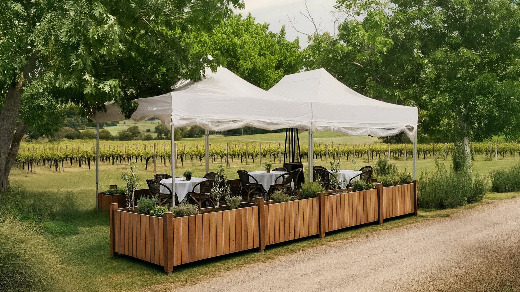 Creating a bigger and better outdoor venue with Instant Shade Marquees